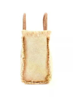 MC2 SAINT BARTH Colette Embroidered Tote Bag - Neutrals