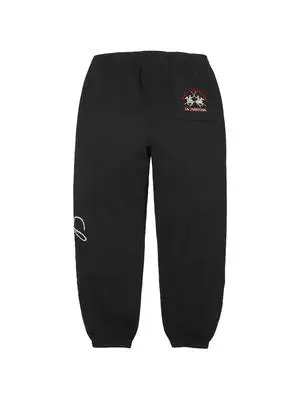 Supreme X La Martina X Jacob & Co Logo-embroidered Track Pants - Black