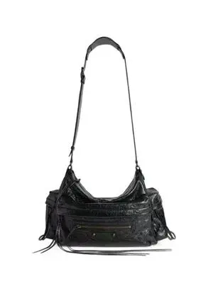 Balenciaga Medium Le City Multipocket Shoulder Bag - Black
