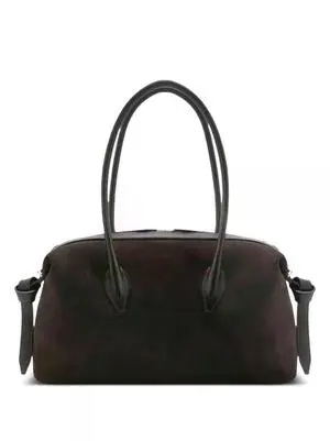 Yuzefi Brioche Suede Tote Bag - Brown