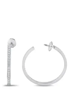 Cartier Diamond Hoop Earrings