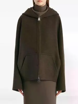 Khaite Hooded Jacket - Brown