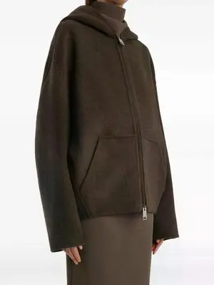 Khaite Hooded Jacket - Brown