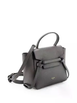 Celine Belt Bag Textured Leather Pico Shoulder Bag
