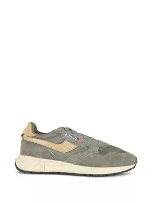AUTRY Reelwind Suede-panel Sneakers - Green