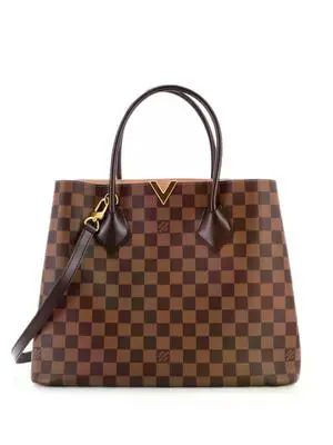 LOUIS VUITTON Kensington Damier Tote Bag - Brown