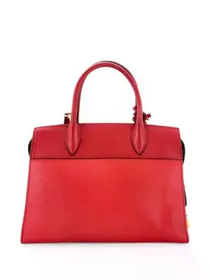 Prada Esplanade Saffiano With City Calf Medium Tote Bag - Red