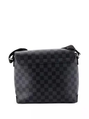 LOUIS VUITTON Damier Graphite Messenger Bag Pm - Black
