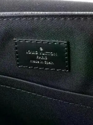 LOUIS VUITTON Damier Graphite Messenger Bag Pm - Black