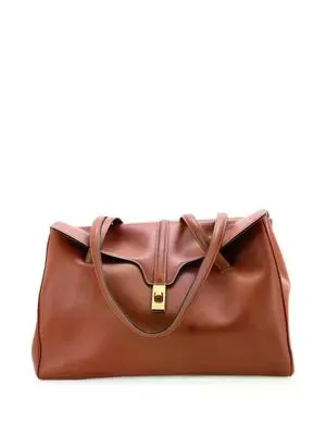 Celine Soft 16 Bag Smooth Calfskin Large Shoulder Bag - Brown