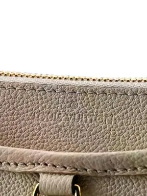 LOUIS VUITTON Monogram Empreinte Giant Pm Satchel Handbag - Neutrals