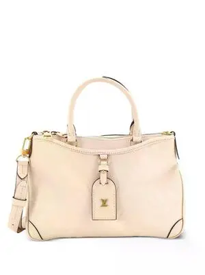 LOUIS VUITTON Monogram Empreinte Giant Pm Satchel Handbag - Neutrals