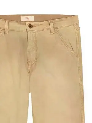 CHERRY LA Straight-leg Trousers With Washed Finish