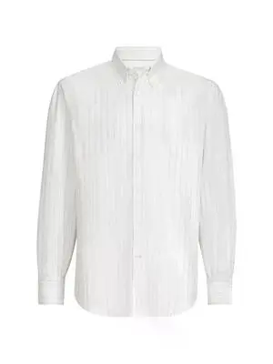 Brunello Cucinelli Striped Shirt - White
