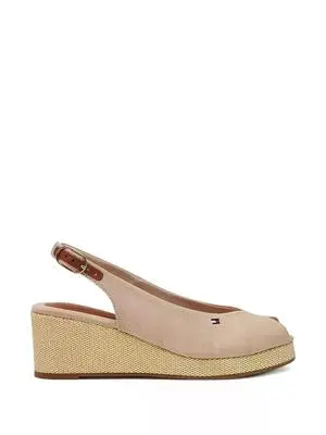 Tommy Hilfiger Open-toe Wedged Sandals - Neutrals