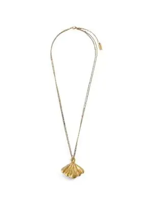 Chloé Mirror Pendant Necklace - Gold