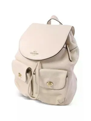 COACH VINTAGE Turn-lock Leather Backpack