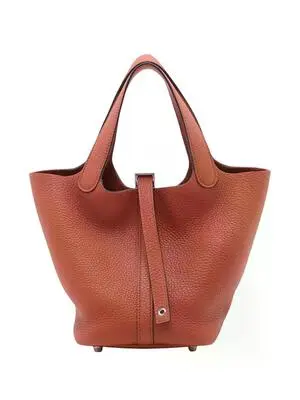 Hermès 2025 Clemence Picotin Lock 18 Handbag - Brown