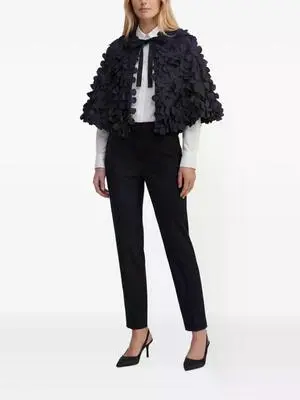 Emporio Armani Appliqué Bow Cape
