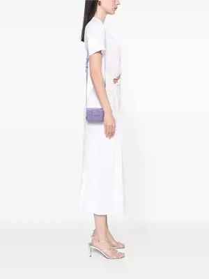 Bottega Veneta Extra Mini Nappa Maxi Intrecciato Cassette Crossbody Bag - Purple