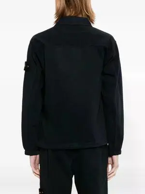 Stone Island Compass-motif Patch-pocket Shirt