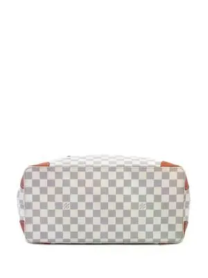 LOUIS VUITTON Damier Azur Hampstead Mm Tote Bag