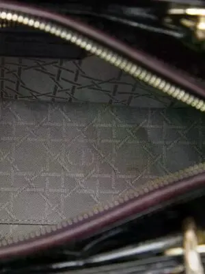 Dior 2012 Medium Patent Cannage Lady Satchel