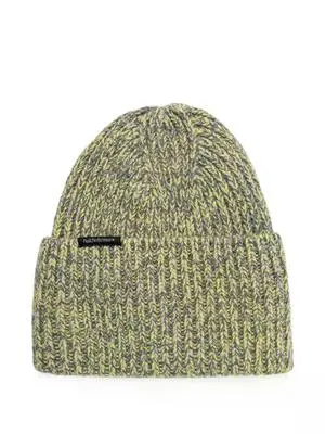 PEAK PERFORMANCE Ribbed-knit Beanie Hat - Yellow