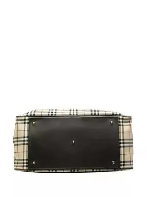 Burberry 2000-2017 House Check Canvas Travel Bag