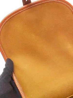 Celine 2019-2026 Medium Triomphe Coated Canvas Folco Crossbody Bag