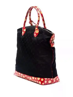 LOUIS VUITTON 2012 Yayoi Kusama Monogram Lockit Vertical Dots Infinity Mm Handbag