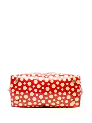 LOUIS VUITTON 2012 Yayoi Kusama Monogram Lockit Vertical Dots Infinity Mm Handbag