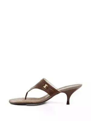 FERRAGAMO Thong Sandals - Brown