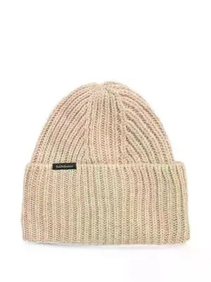 PEAK PERFORMANCE Ribbed-knit Beanie Hat - Neutrals