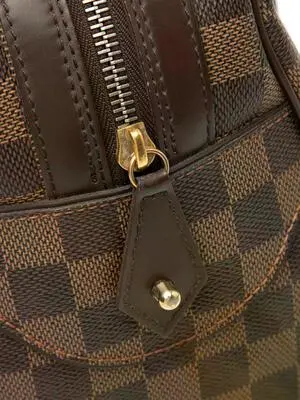 LOUIS VUITTON 2005 Damier Ebene Duomo Handbag