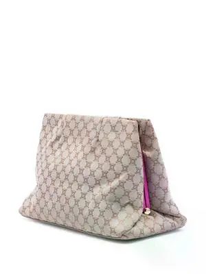 Celine 2008 Macadam Canvas Kisslock Crossbody Bag