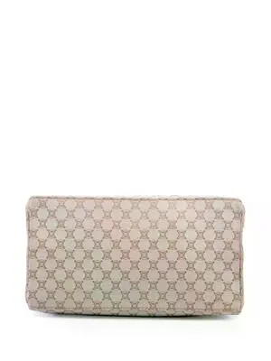 Celine 2008 Macadam Canvas Kisslock Crossbody Bag