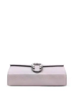 Gucci Dionysus Chain Wallet Leather Embellished Small Crossbody Bag - Grey