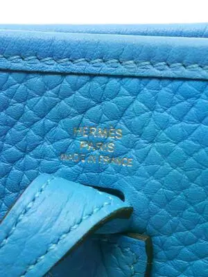 Hermès Clemence Evelyne Amazone Tpm Crossbody Bag - Blue