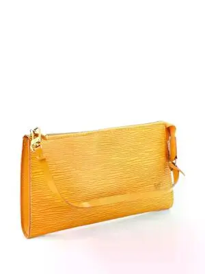 LOUIS VUITTON Pochette Accessoires Epi Leather Clutch Bag