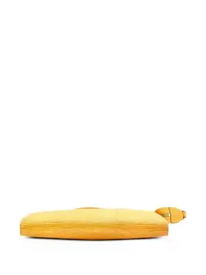 LOUIS VUITTON Pochette Accessoires Epi Leather Clutch Bag - Yellow