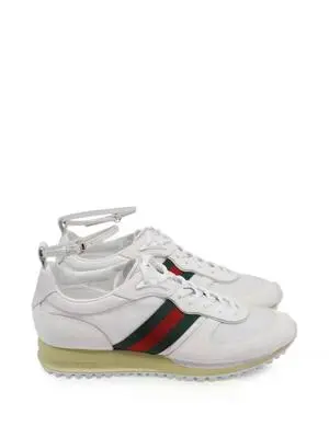Gucci Re-motion Leather Sneakers - White