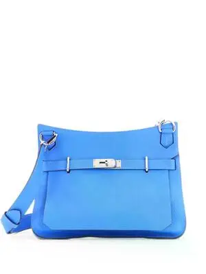 Hermès Jypsiere Bag Clemence 34 Crossbody Bag - Blue