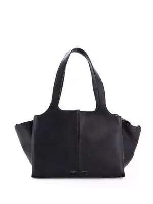 CELINE Tri-fold Grained Calfskin Small Shoulder Bag