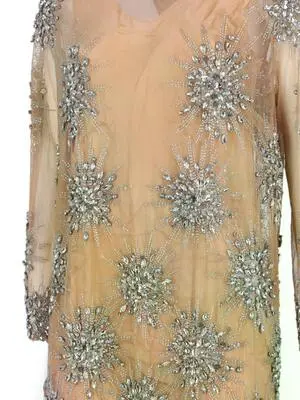 UEL CAMILO Embellished Star Motif Mini Dress