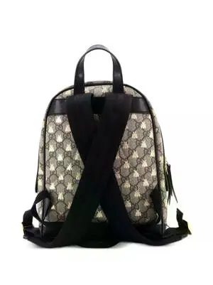 Gucci Gg Coated Canvas Small Backpack - Brown