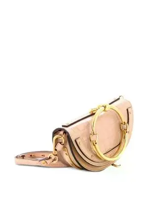 Chloé Nile Crocodile Embossed Leather Mini Crossbody Bag - Neutrals