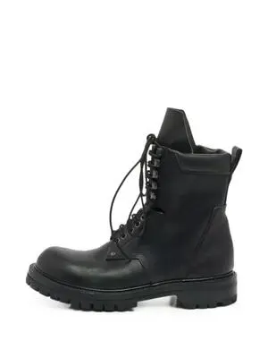 Rick Owens Army Combat Boots - Black