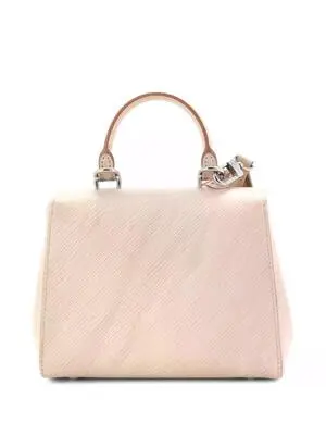 LOUIS VUITTON Cluny Top Handle Bag Epi Leather Mini Satchel - Neutrals