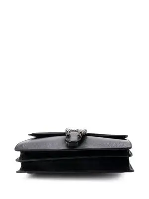 Gucci Dionysus Leather Medium Shoulder Bag - Black
